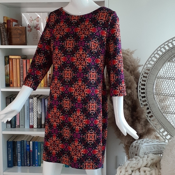 gabby style | Dresses | Gabby Style Floral Pattern Long Sleeve Dress ...